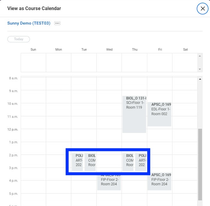 Finding course conflicts in your saved schedule | Workday Tutorials
