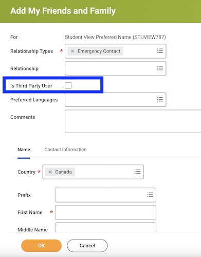 Adding your emergency contacts | Workday Tutorials