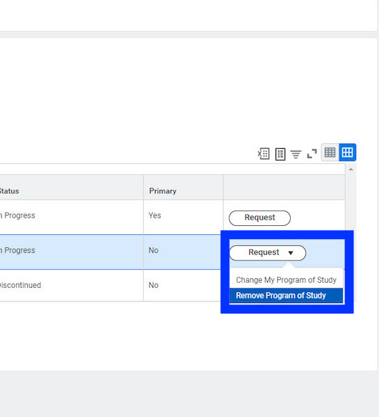 Removing your program of study (second major or minor) | Workday Tutorials